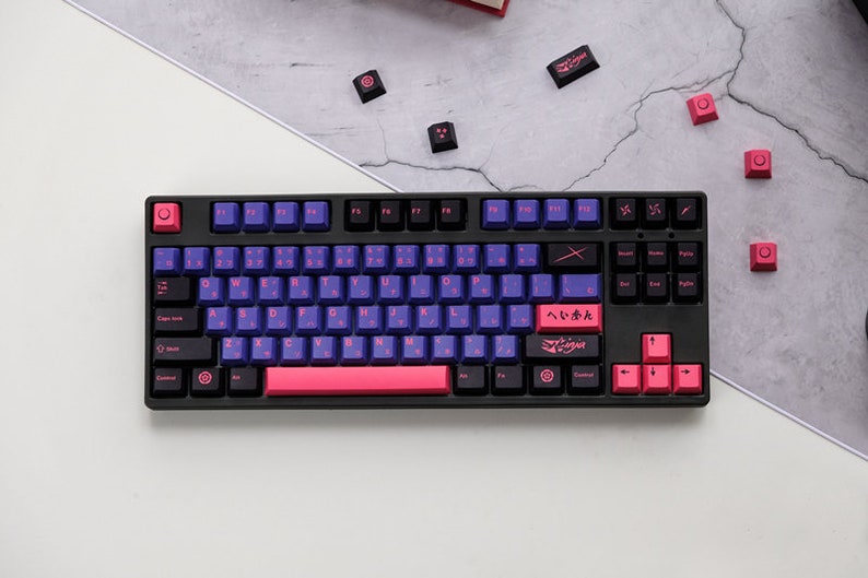 Japanese Ninja Keycaps Cherry Profile Keycaps Set PBT Material Keycap ...