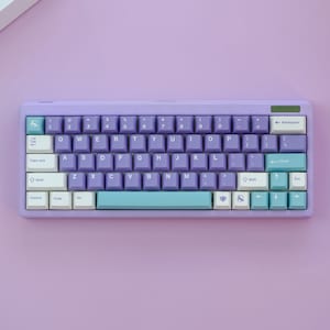 GMK R Mulan Purple Theme Keycaps | Cherry Profile Keycaps Set | PBT ...