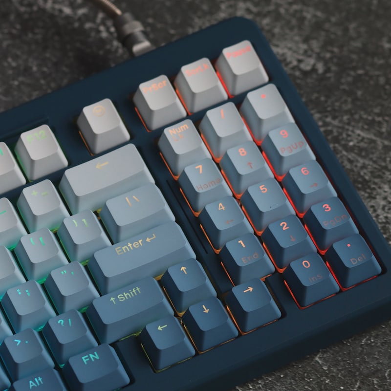 Blue Keycaps - Etsy