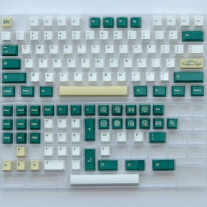 GMK British Racing Green Keycaps | Cherry Profile Keycaps Set | PBT ...