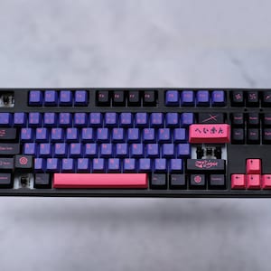 Japanese Ninja Keycaps | Cherry Profile Keycaps Set | PBT Material ...