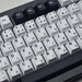 GMK Minimal Black and White Keycaps | Cherry Profile Keycaps Set | PBT ...