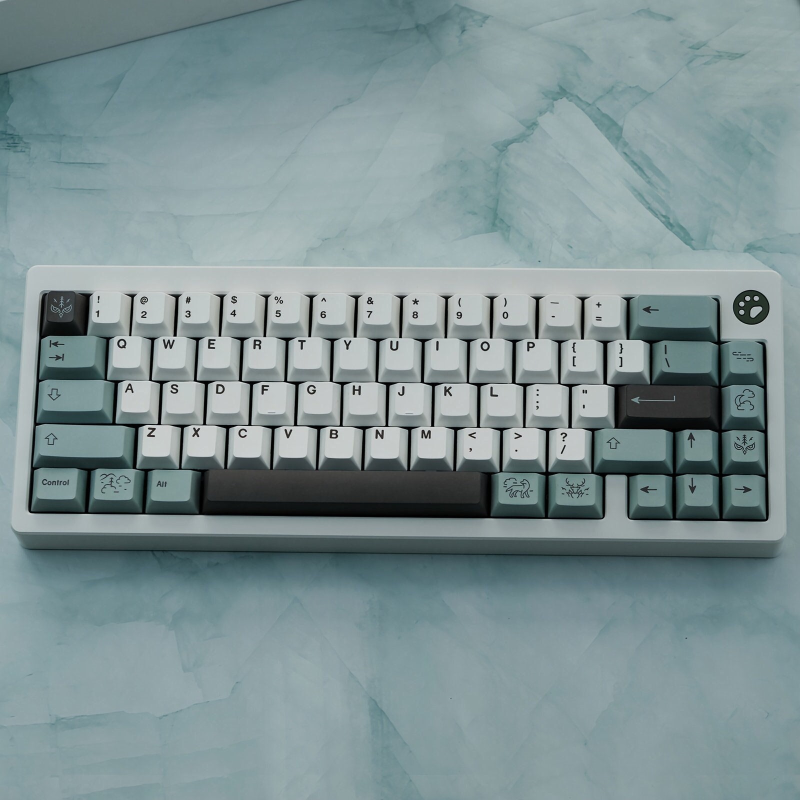 GMK November Fog Keycaps Cherry Profile Keycaps Set PBT Material ...