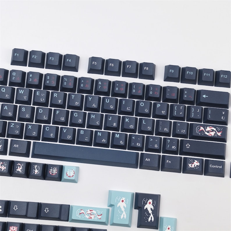 GMK Zen Pond Keycaps Cherry Profile Keycaps Set PBT - Etsy