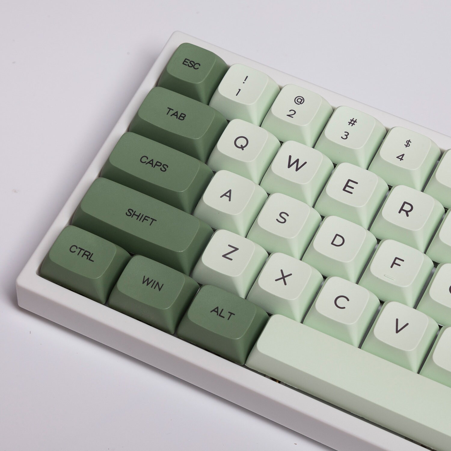 Matcha Theme Keycaps XDA Profile Keycaps Set PBT Material - Etsy