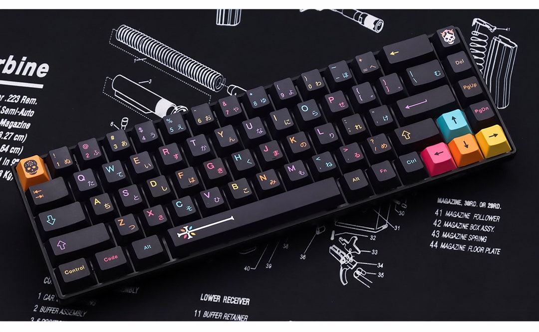 Gmk Mictlán Keycaps Cherry Profile Keycaps Set Pbt Etsy