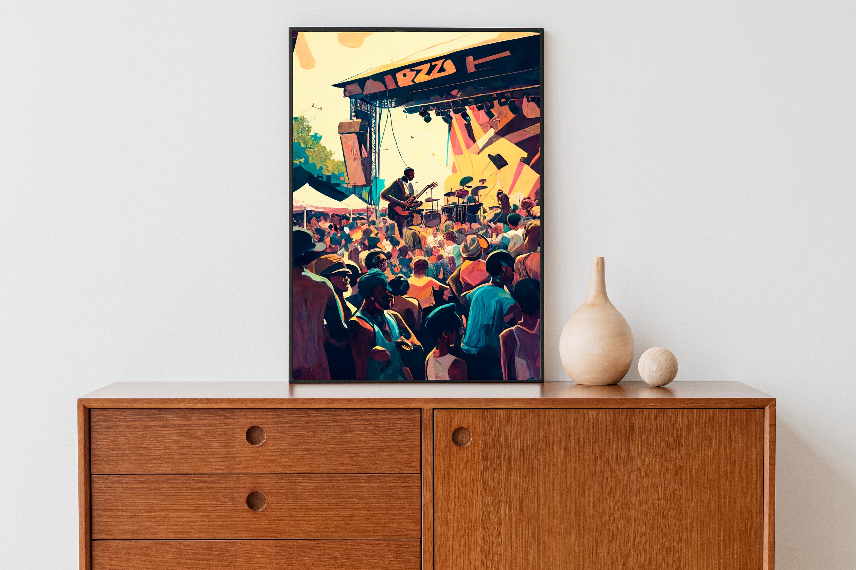 Jazz Music Wall Art, Sweet Music Digital Art Print, Jazz Festival Wall ...