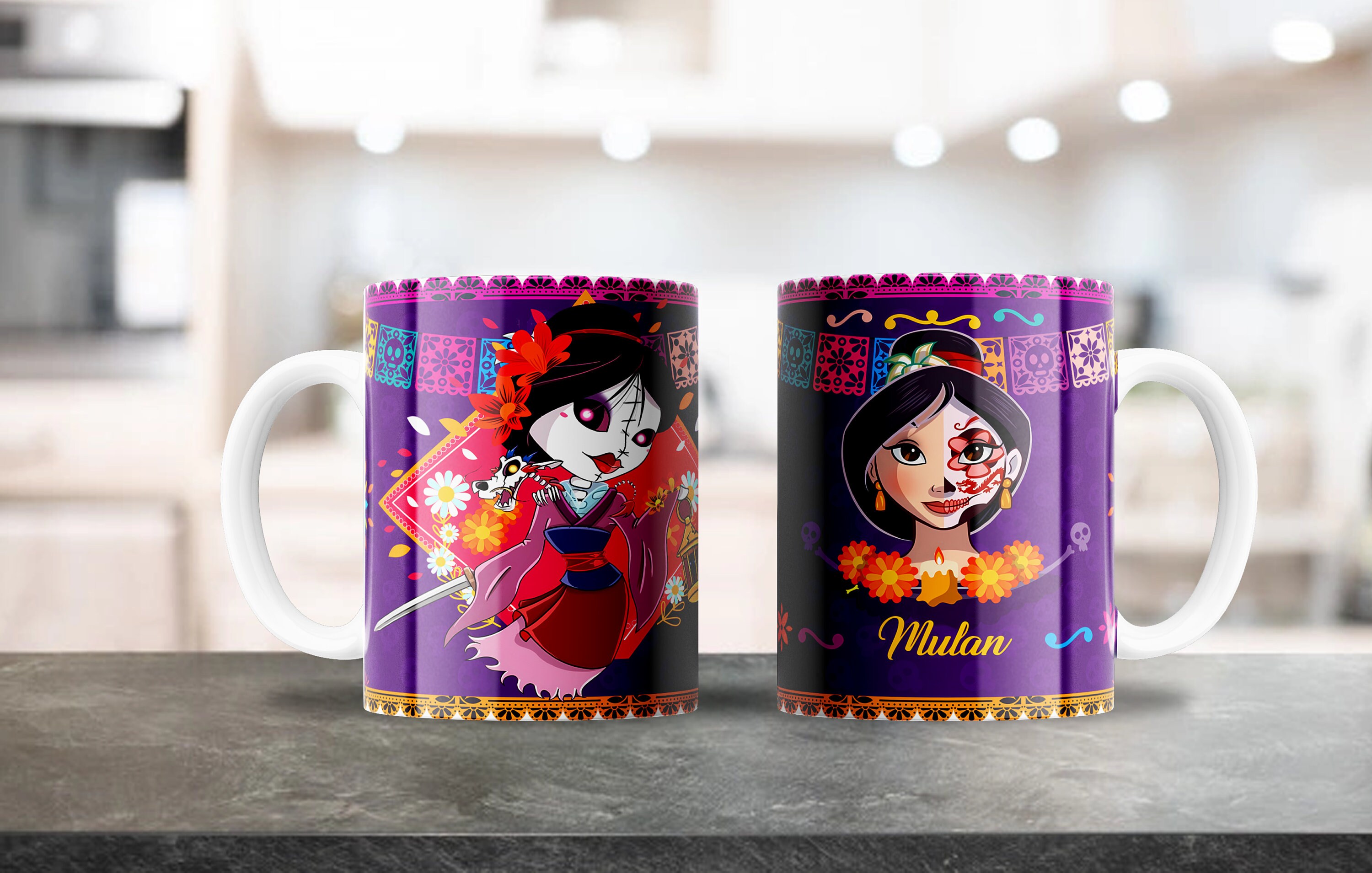 13 Cartoon Mug Design Bundle, for 12oz & 15oz Mugs, Sublimation Design ...