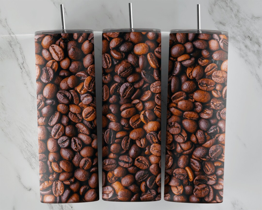 Coffee Beans Tumbler Design, for 20oz Tumbler, Sublimation Design ...