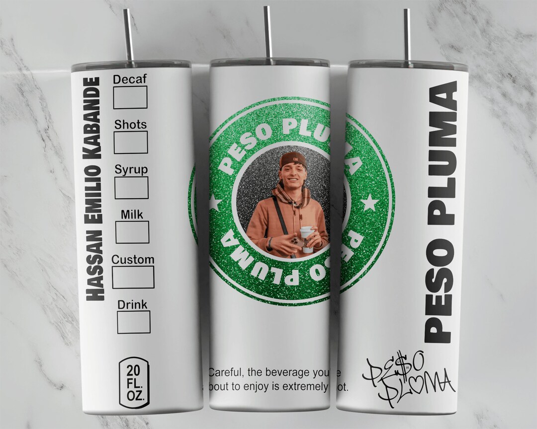 Peso Pluma Tumbler Design, Sublimation PNG for 20oz Skinny Cup, Can ...