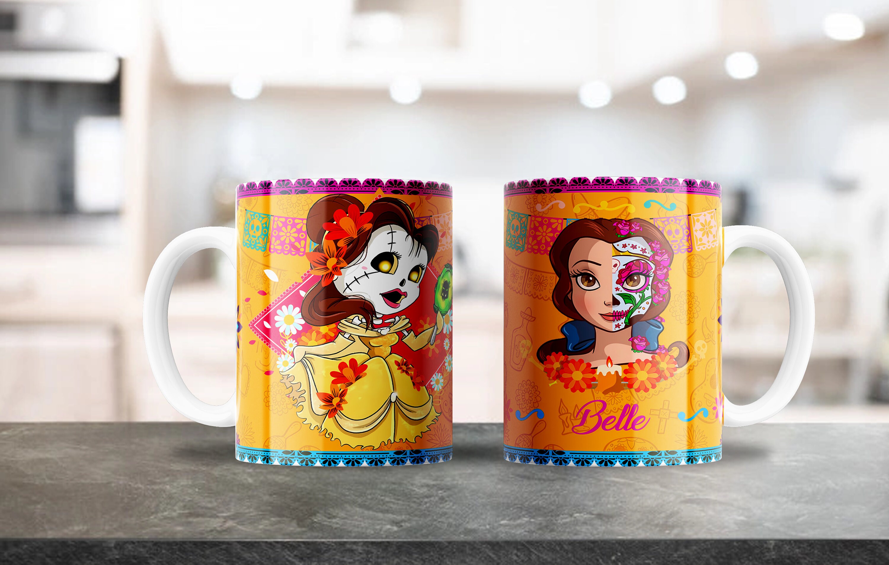 13 Cartoon Mug Design Bundle, for 12oz & 15oz Mugs, Sublimation Design ...