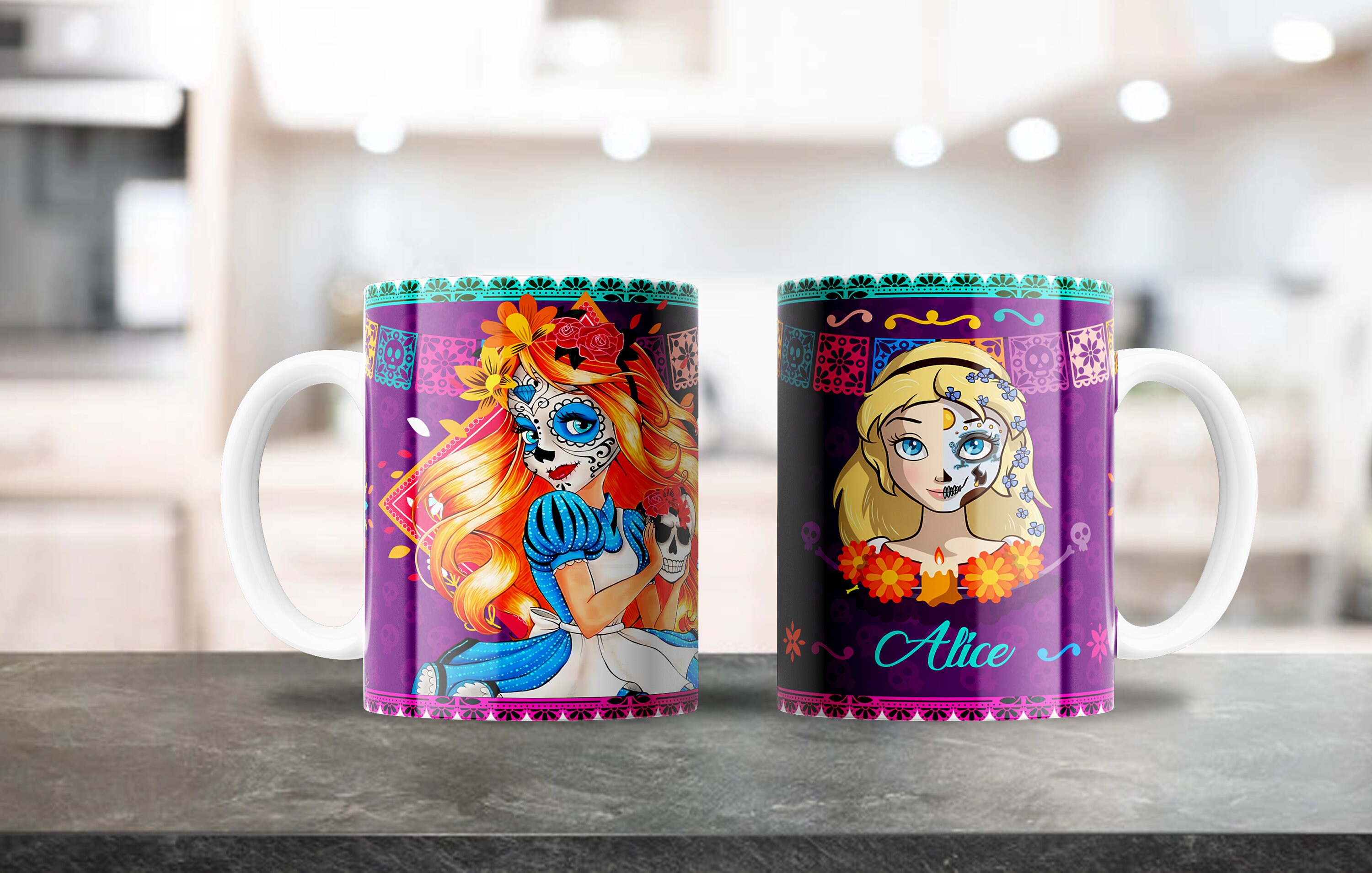 13 Cartoon Mug Design Bundle, for 12oz & 15oz Mugs, Sublimation Design ...