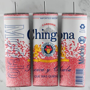 Chingona Glitter Tumbler Design Bundle, for 20oz Skinny Cups ...