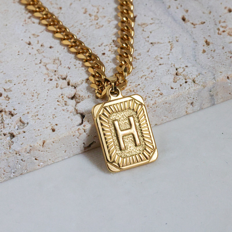 Gold Letter Chains - Etsy