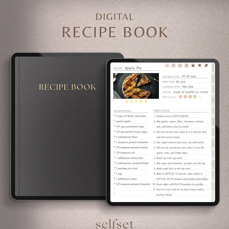 Recipe Book - Etsy