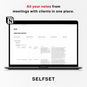 Notion Client Tracker, Notion Template, Business Planner, Client Management Tracker, Client ...