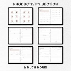 2024 2025 Student Planner & Undated, Digital Goodnotes Planner ...