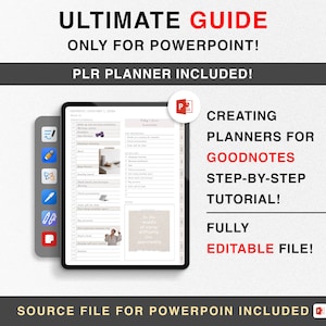 How to Create Digital Planner for Goodnotes | PLR Digital Planner ...