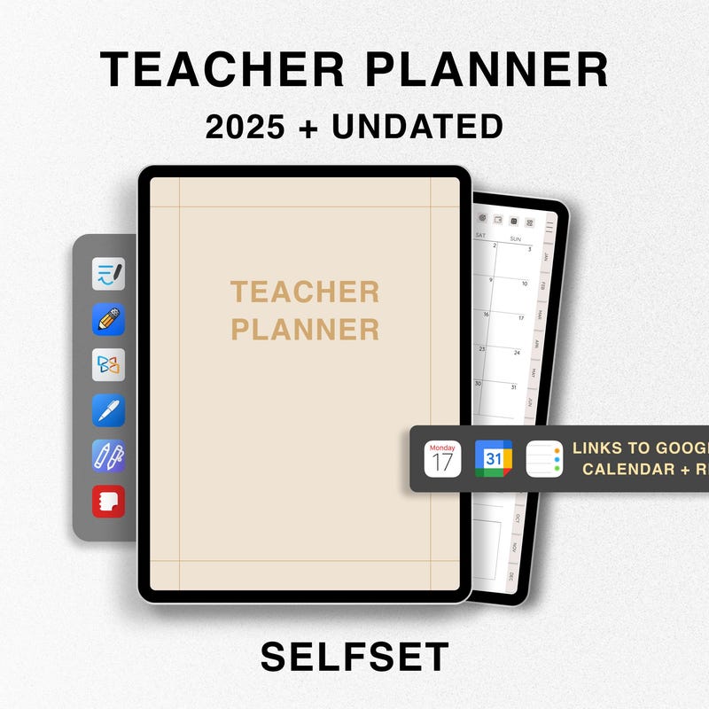 Teacher Planner - Etsy
