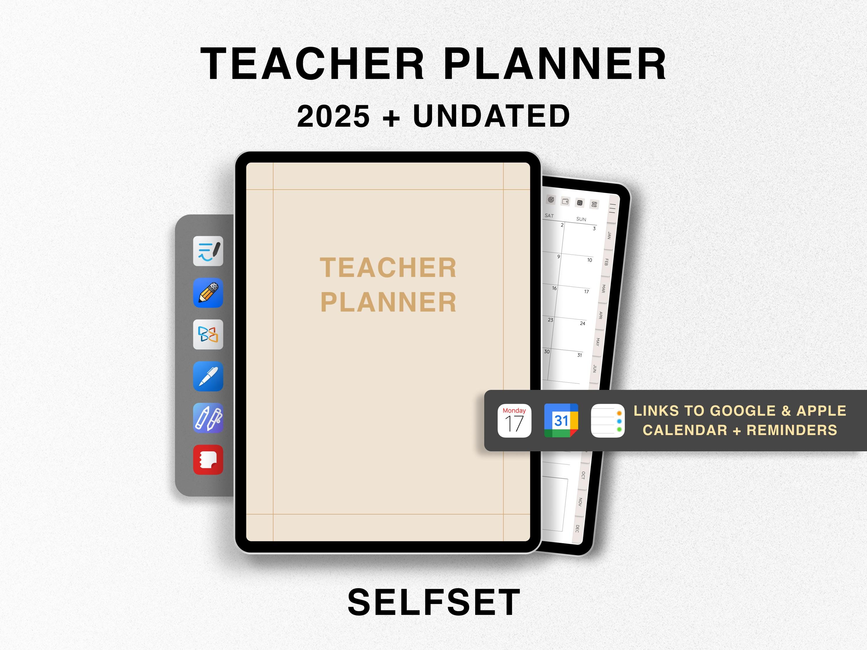 Editable Teacher Planner Printable 2020 2021 Lesson Planner Etsy