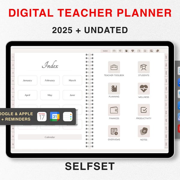 Teacher Planner - Etsy
