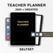 Undated Digital Teacher Planner, Undated Lesson Planner, Academic ...