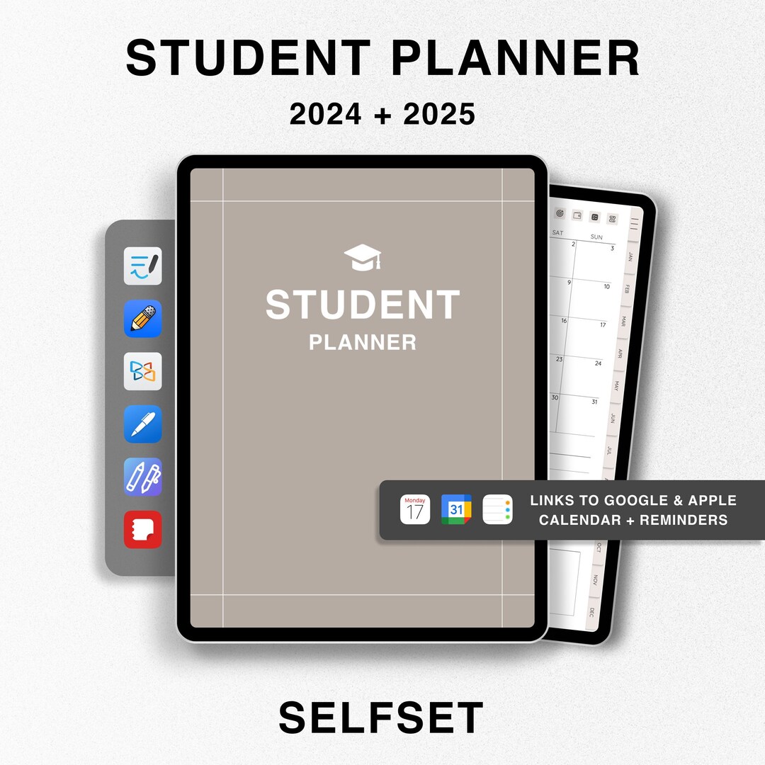 Planificador de estudiantes 2024 2025, Planificador de iPad ...