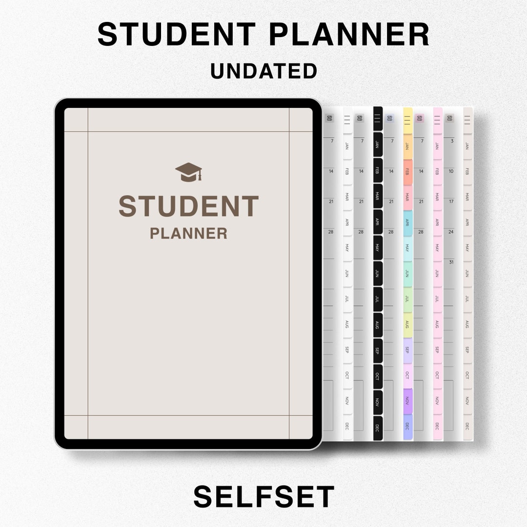 Digital Planner | Student Planner | iPad Planner | Goodnotes Planner ...