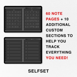 Undated Digital Teacher Planner, Undated Dark Lesson Planner, Academic ...