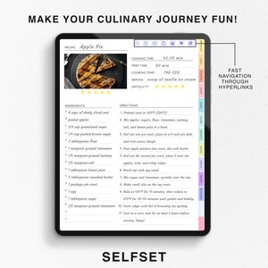 PLR Digital Recipe Book, Editable Recipe Journal, Goodnotes Recipe ...