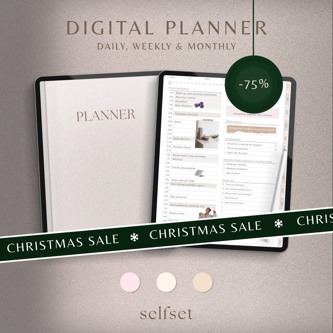 Digitaler Planer iPad Planer GoodNotes Planer - Etsy.de