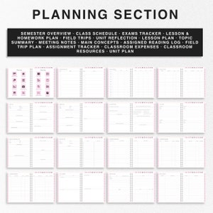 2024 2025 Digital Teacher Planner Undated Lesson Planner, Academic ...