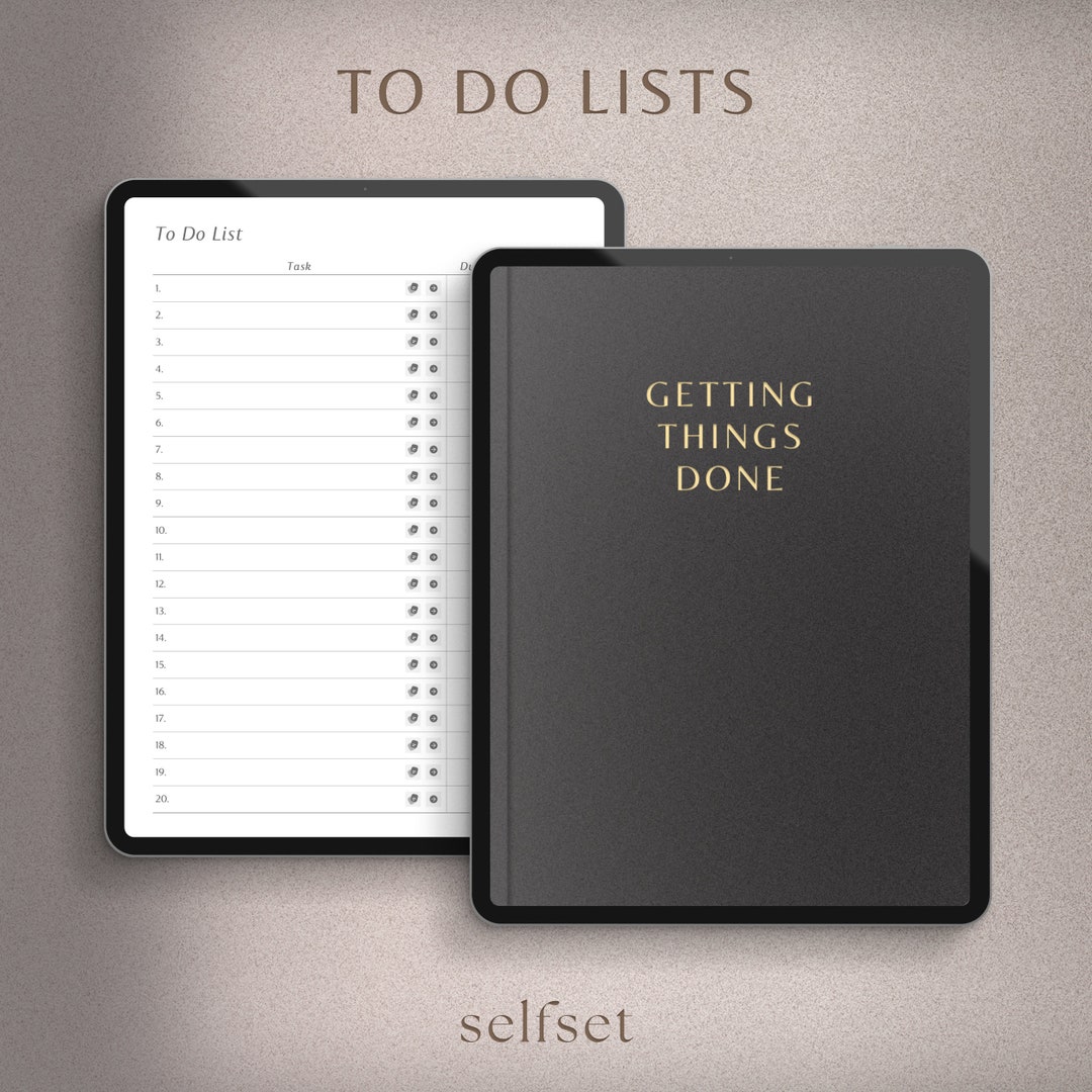 To Do Lists, Goodnotes Templates, Weekly Planner, Minimalist to Do List ...