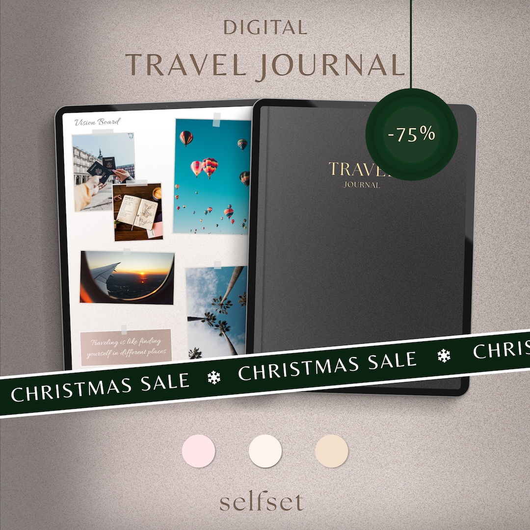 Digital Travel Journal Goodnotes Travel Planner, Trip Planner, iPad ...