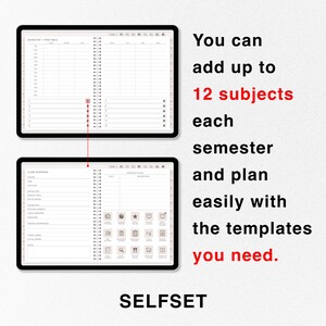 2024 2025 Student Planner & Undated, Digital Goodnotes Planner ...