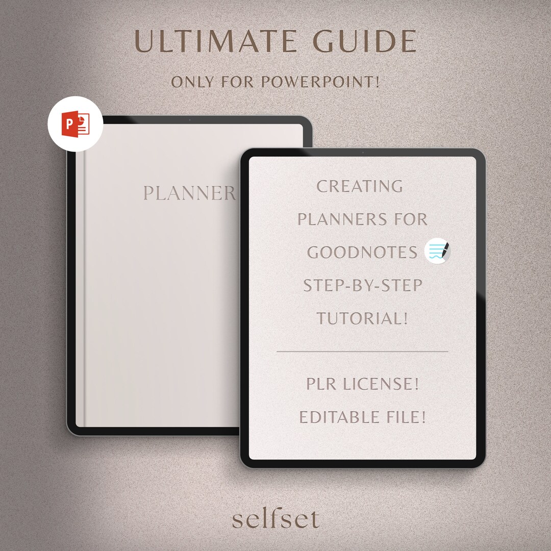 How to Create Digital Planner for Goodnotes PLR Digital Planner Master ...