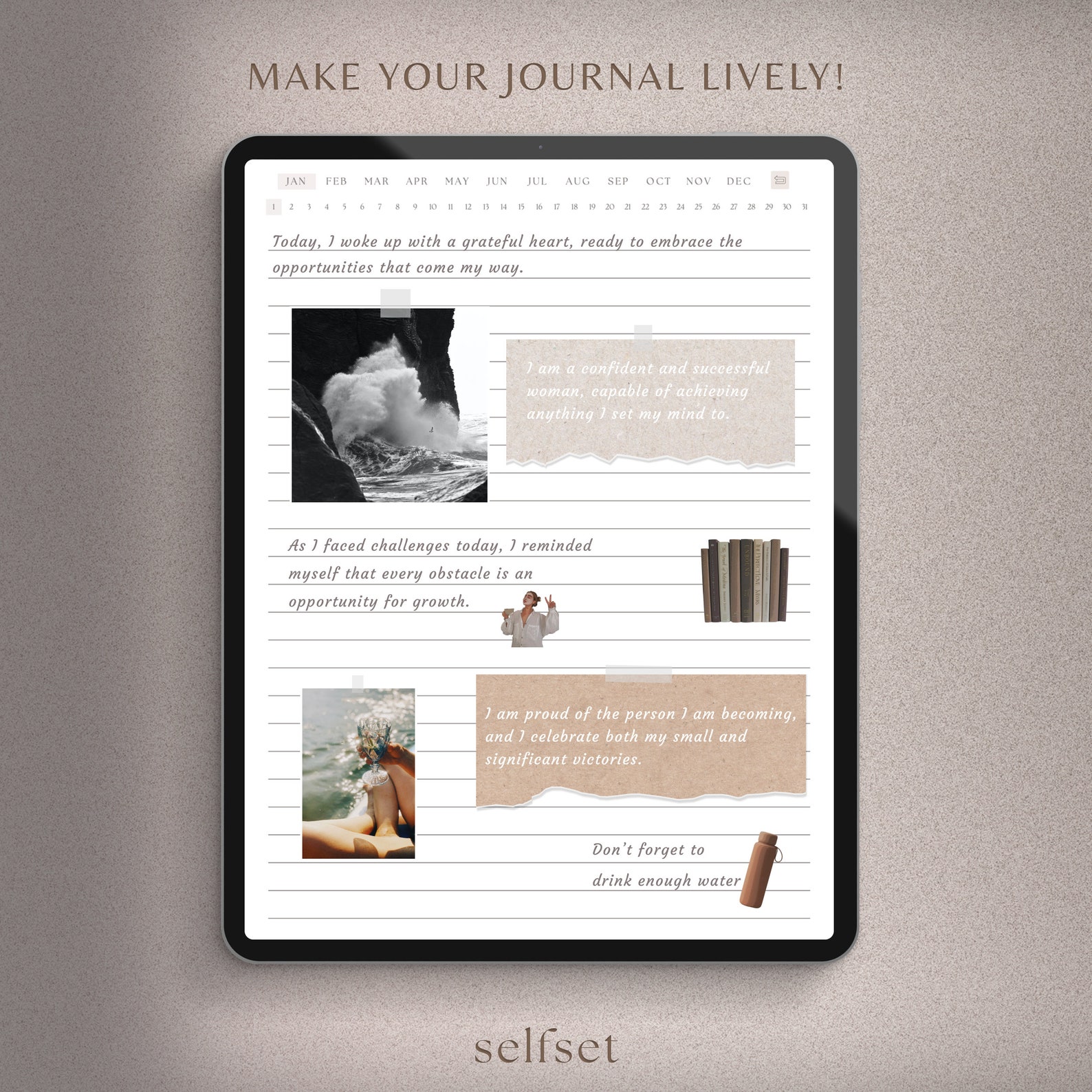 Digital Daily Journal Digital Notebook Goodnotes Journal iPad Journal ...