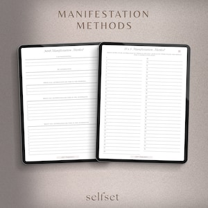 Digital Manifestation Journal, Law of Attraction, Goodnotes Journal ...