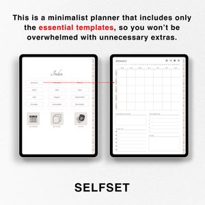 Digital Planner | iPad Planner | Goodnotes Planner | Minimalist Planner ...