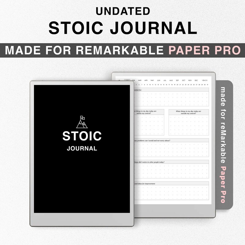 Stoic Pdf Planner - Etsy
