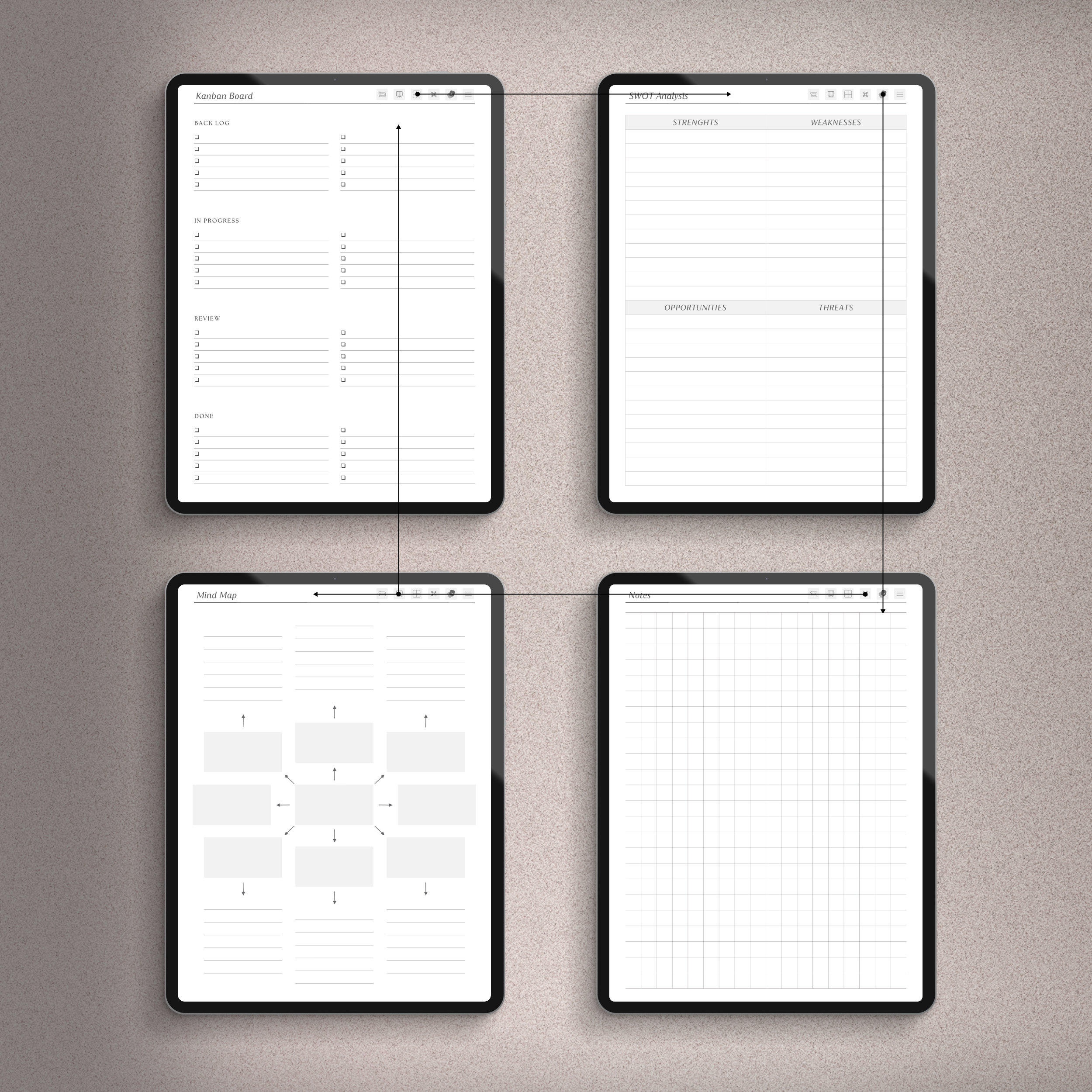 To Do Lists, Goodnotes Templates, Weekly Planner, Minimalist to Do List ...