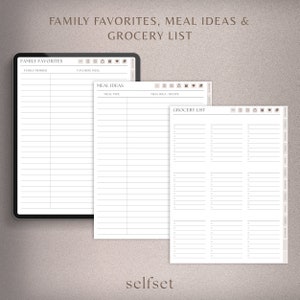 Digital Recipe Book, Digital Recipe Journal, Goodnotes Recipe Template ...
