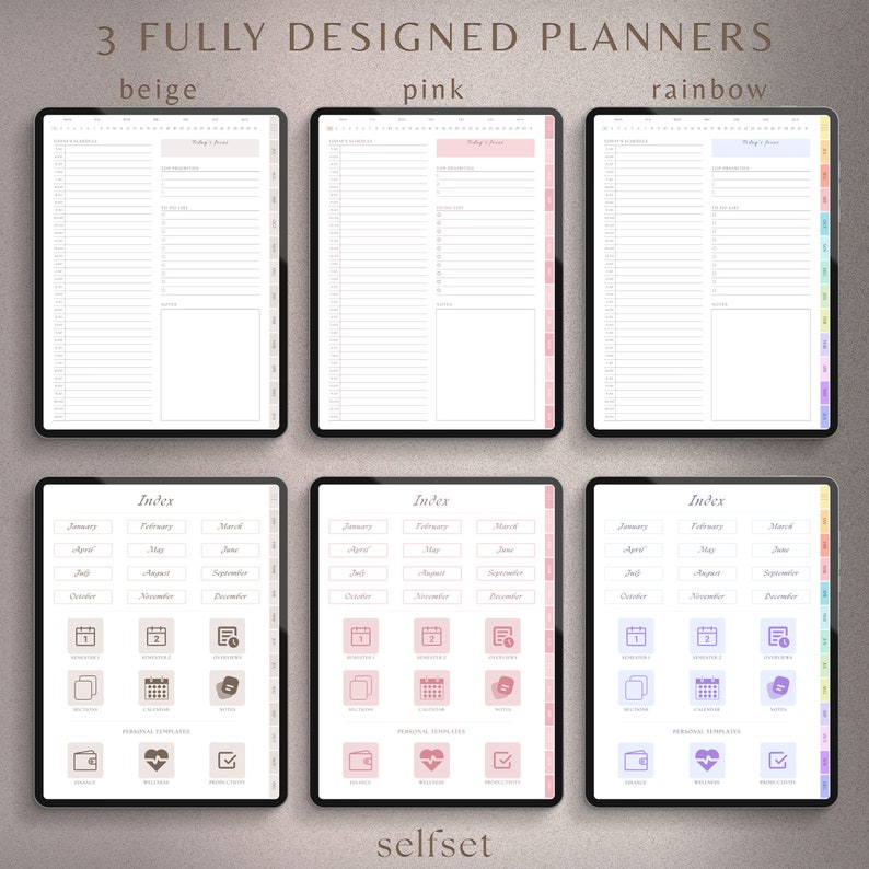 Digital Planner | Student Planner | iPad Planner | Goodnotes Planner ...