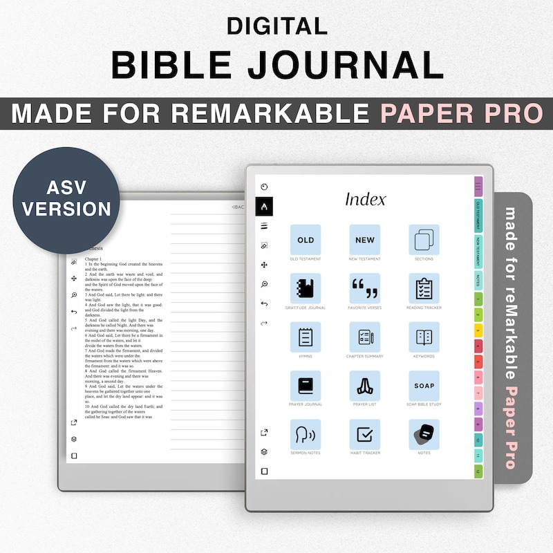 Remarkable2 Pro Bible - Etsy