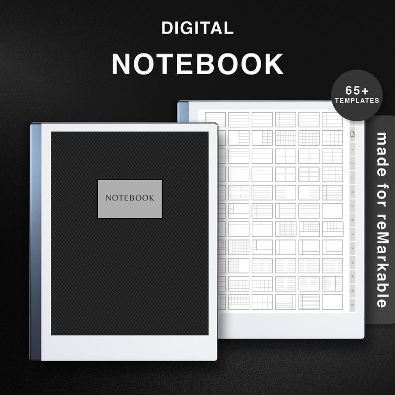 Grid Notebook - Etsy