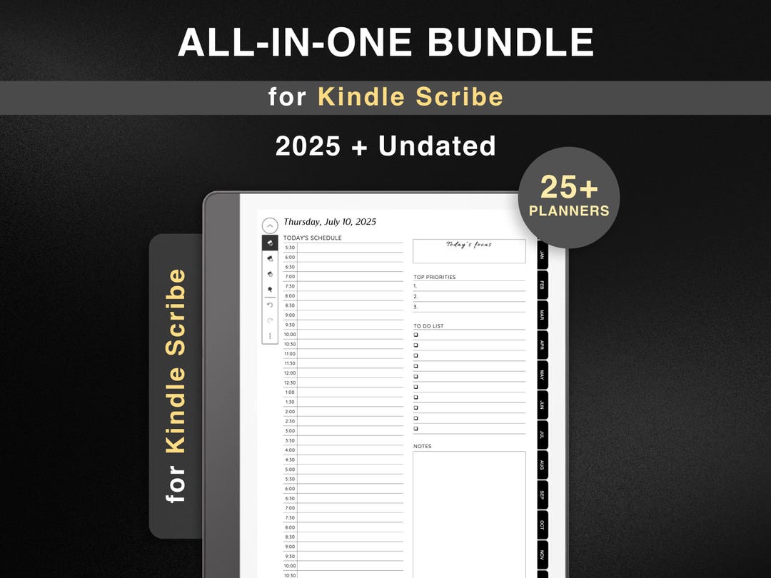 ALL-IN-ONE Bundle for Kindle Scribe, 2025 + Undated, Kindle Scribe ...