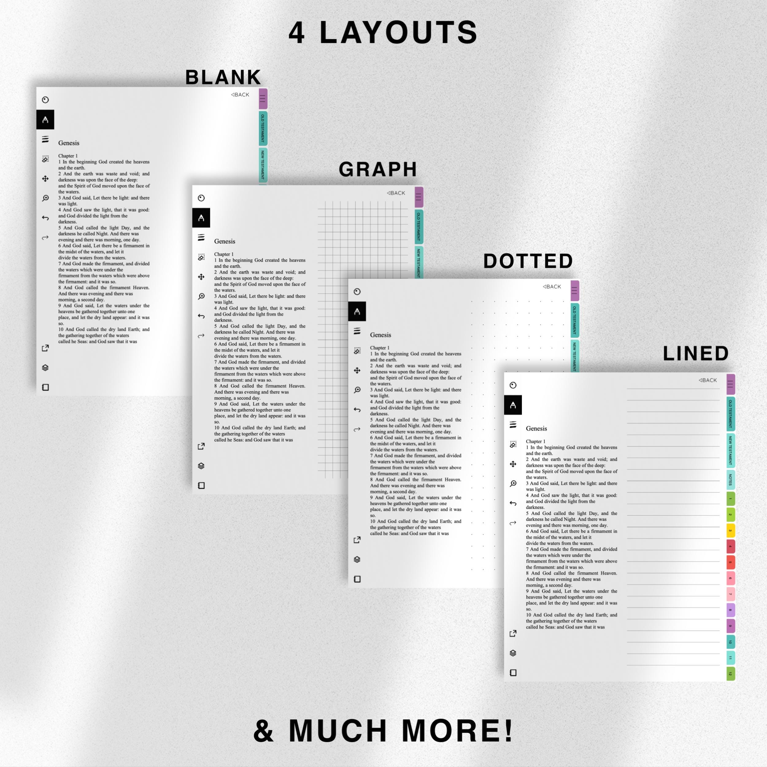 Bible Journal for Remarkable Paper Pro, Study Bible ASV, American ...