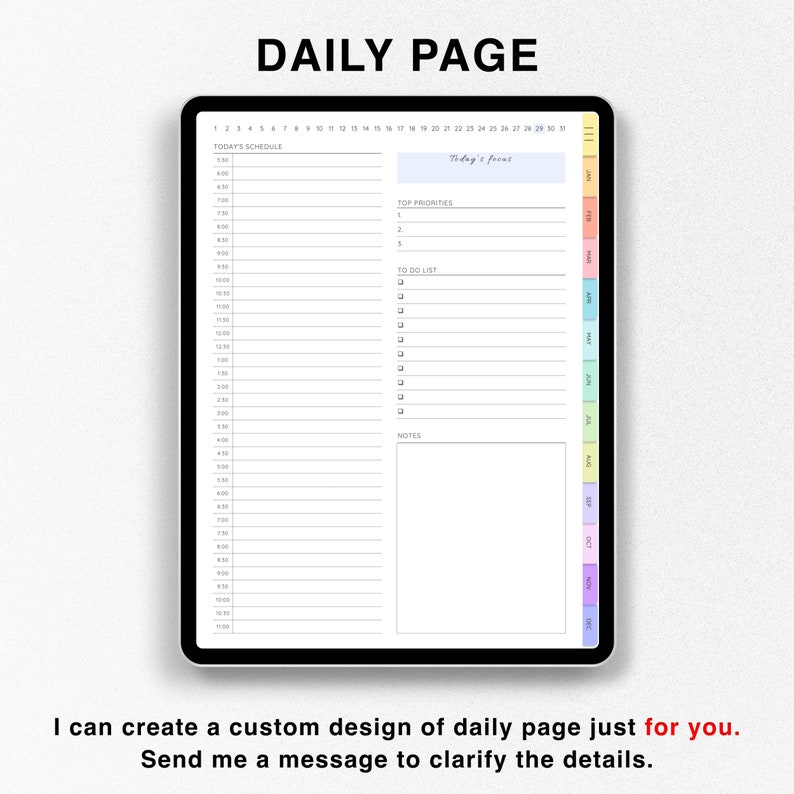 Digital Planner | iPad Planner | Goodnotes Planner | Minimalist Planner ...
