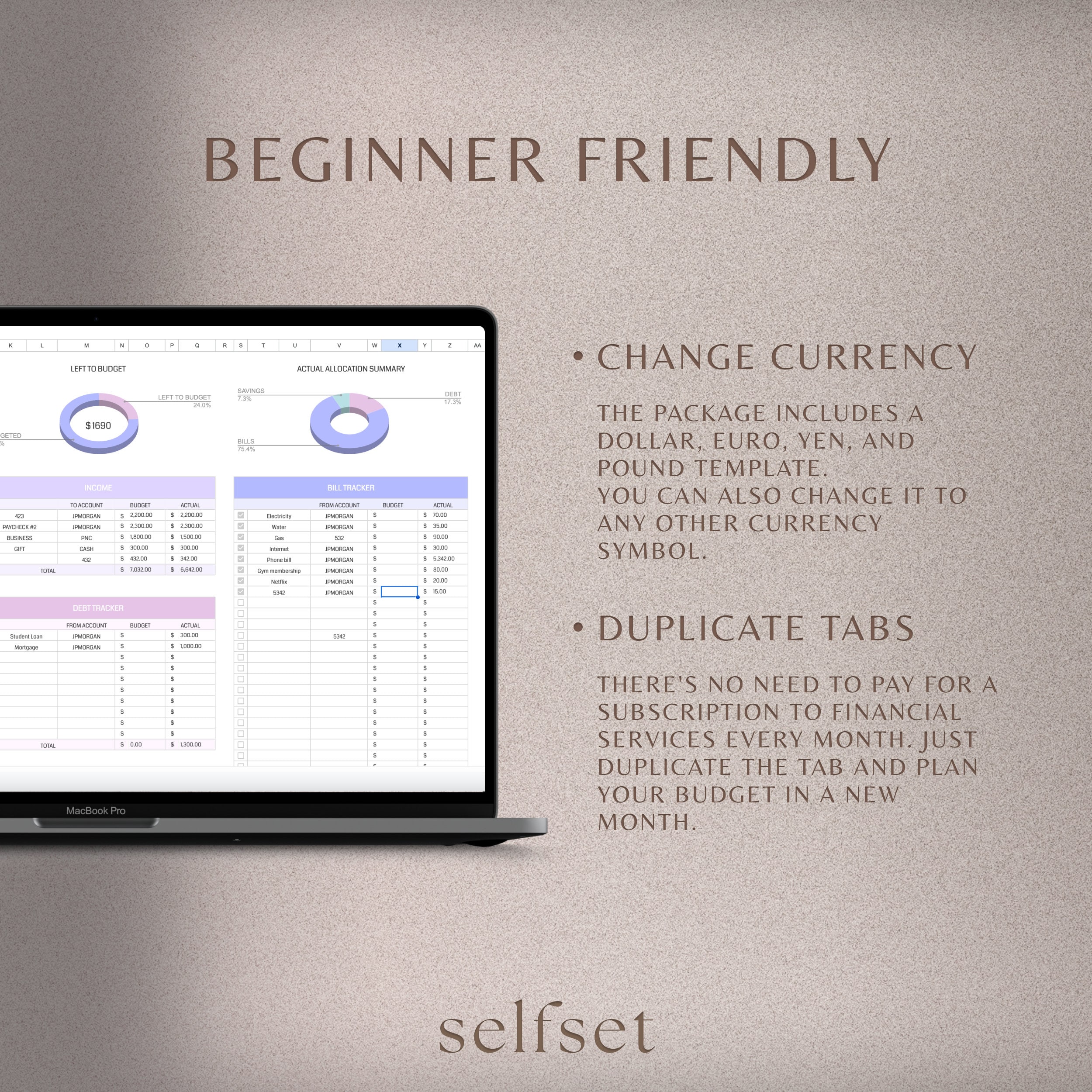 Budget Planner for Google Sheets, Monthly Budget Spreadsheet, Paycheck ...