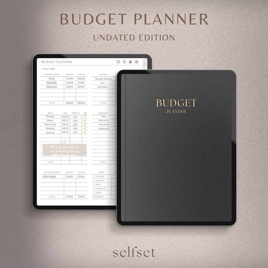 Digital Budget Planner, Finance Tracker, Finance Planner, Digital ...